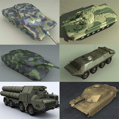 amphibious apc tanks 3d max
