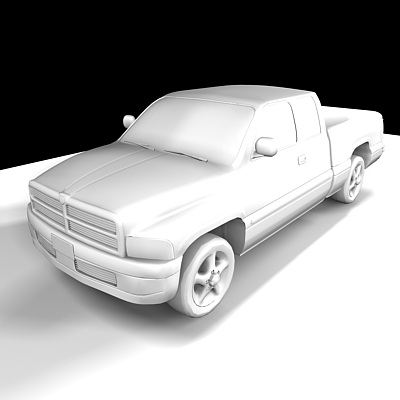 3d dodge ram 1500 model
