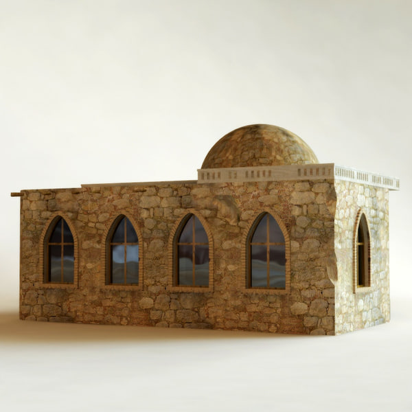 3d model arab house v2