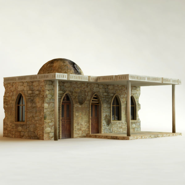 3d model arab house v2