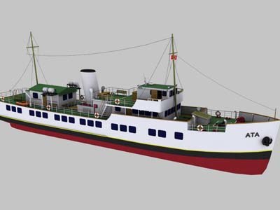 3d model ship