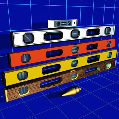 3d model levels 01 stage construction