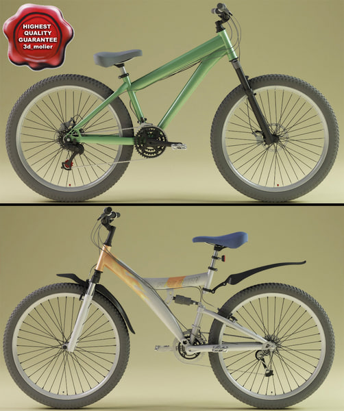 3ds max mountain bike