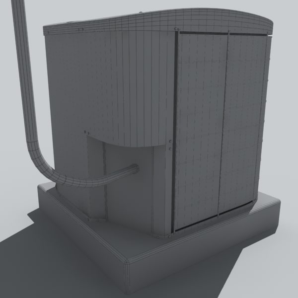 ac unit air conditioning 3d model