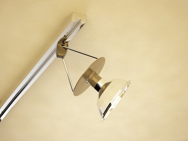 track lighting curve 3d max