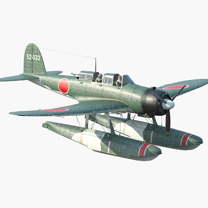 max wwii seaplane aichi e13a