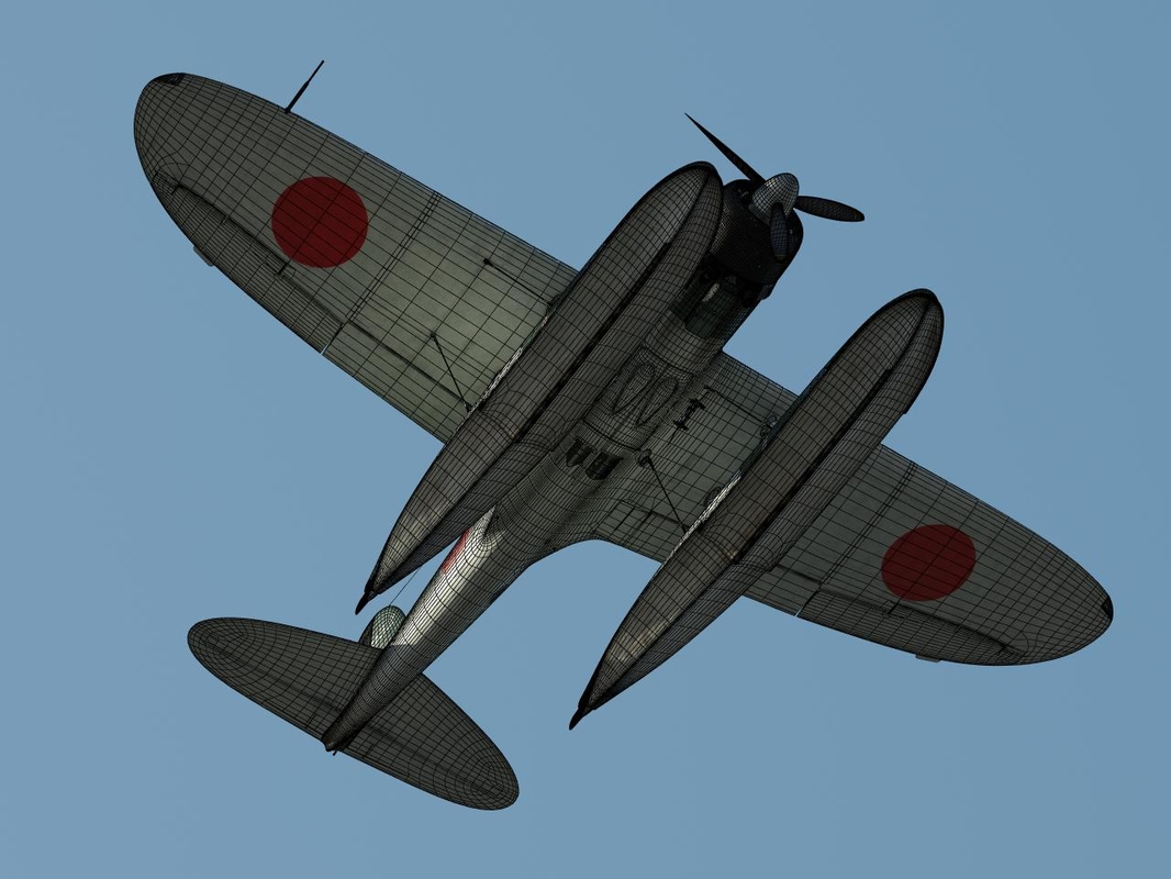 max wwii seaplane aichi e13a
