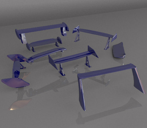 Spoiler 3D Models for Download | TurboSquid