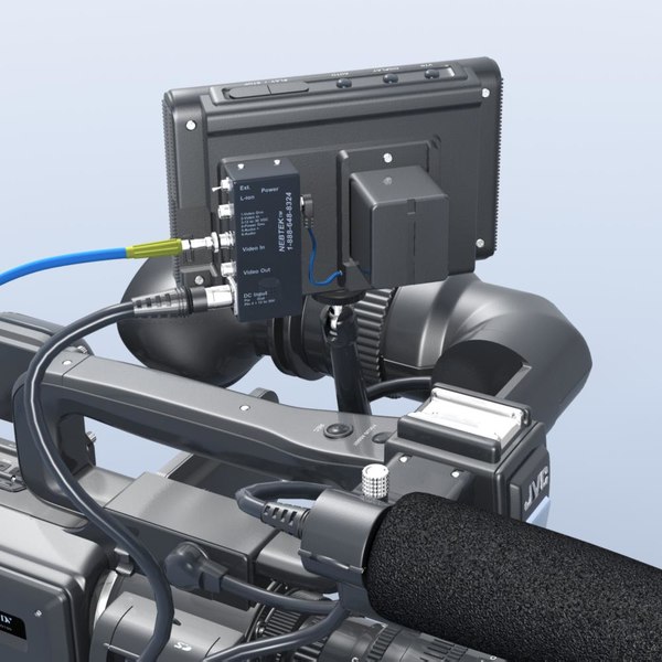 jvc gy-hd110u hdv camcorder 3d model