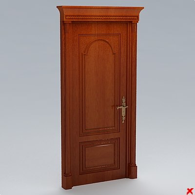 3ds max door