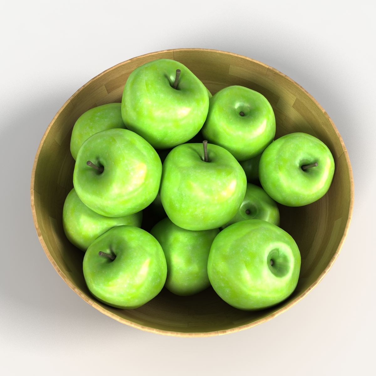 3d model apple bowl