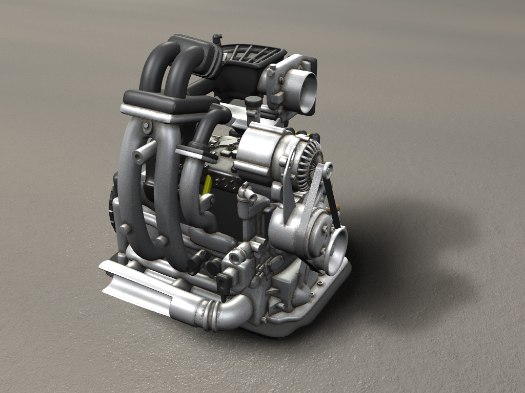 rotary engine 3d model