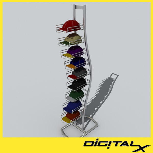 hat rack 3d 3ds