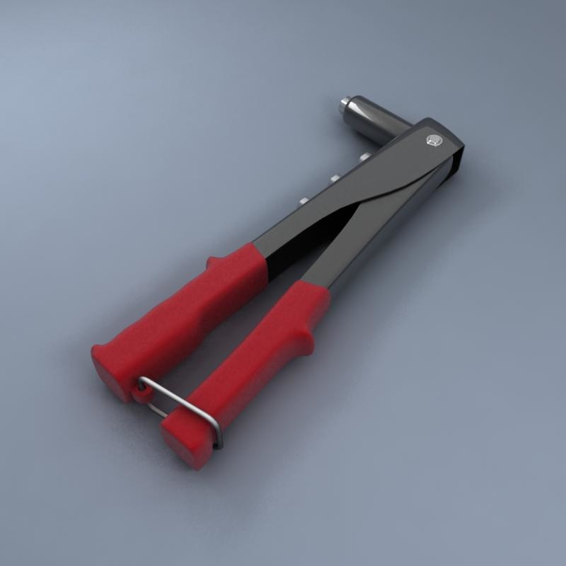 Pop Rivet Tool 3d Model