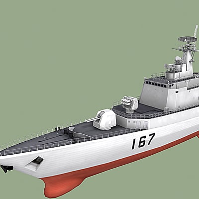 type 051b luhai class 3d model