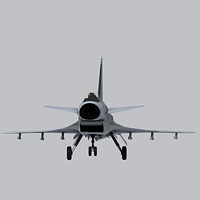 3d model j-10 fighter