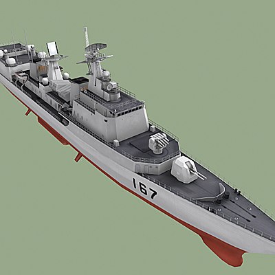 type 051b luhai class 3d model