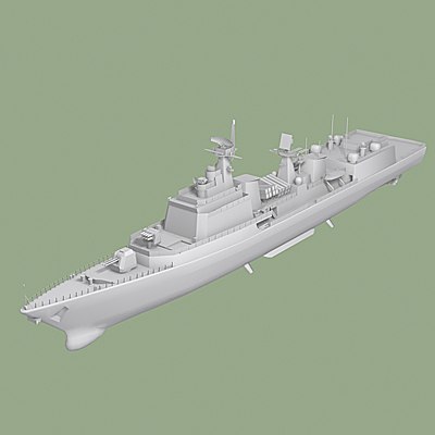 type 051b luhai class 3d model