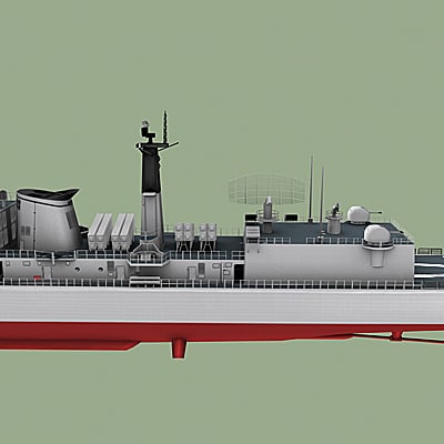 3d type 052 luhu class