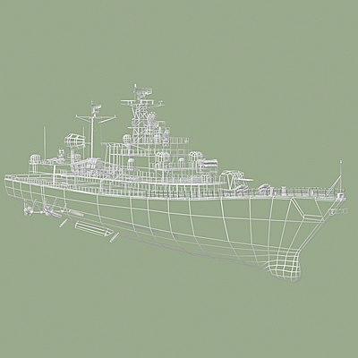 3d type 052 luhu class