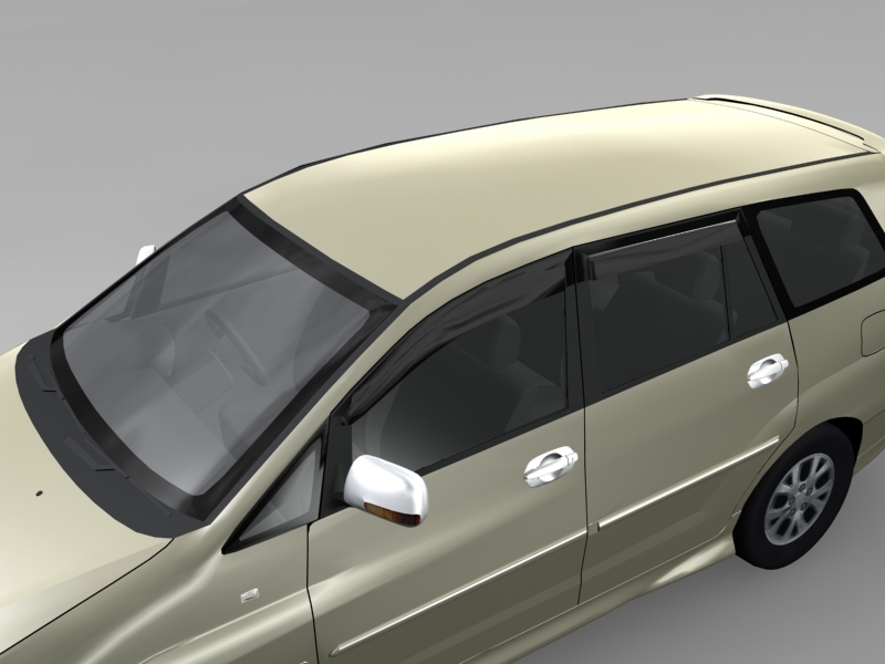 toyota innova 3d model