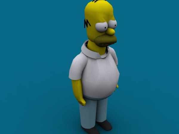 modelo 3d homero gratis - TurboSquid 419165 modelo 3d homero gratis - TurboSquid 419165