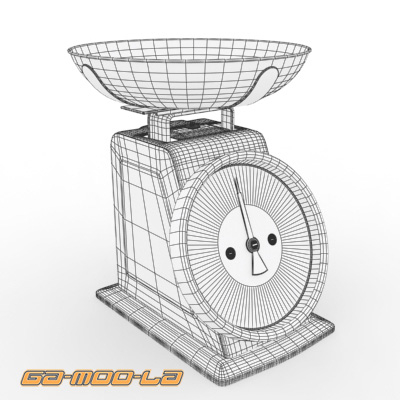 weighing scales 3d max