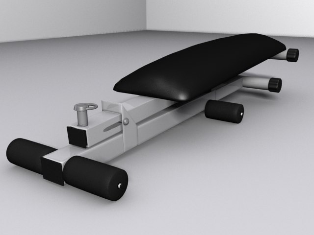 free exercises table 3d model