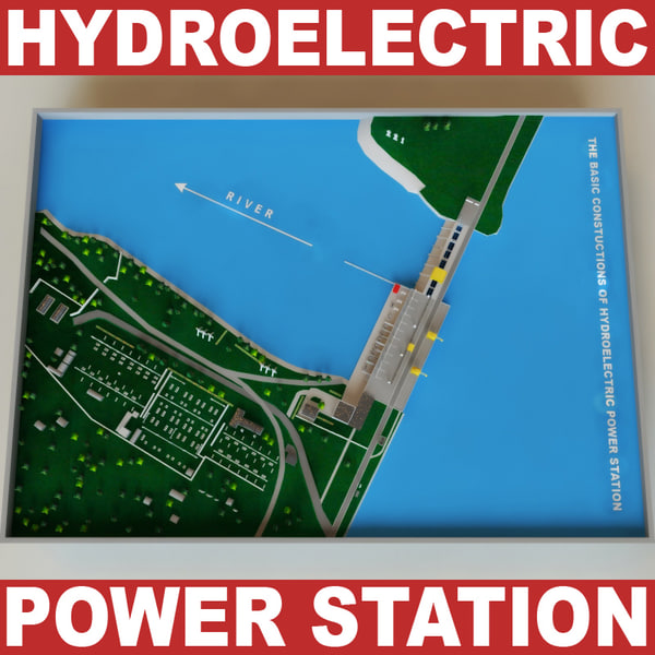 3D Hydroelectric Models | TurboSquid