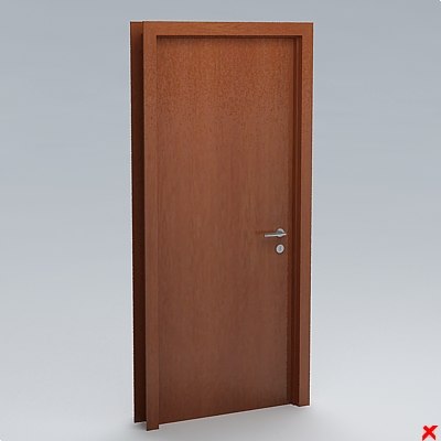 3ds max door