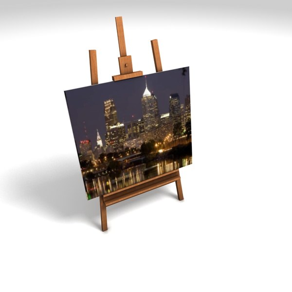 painting stand 3d model