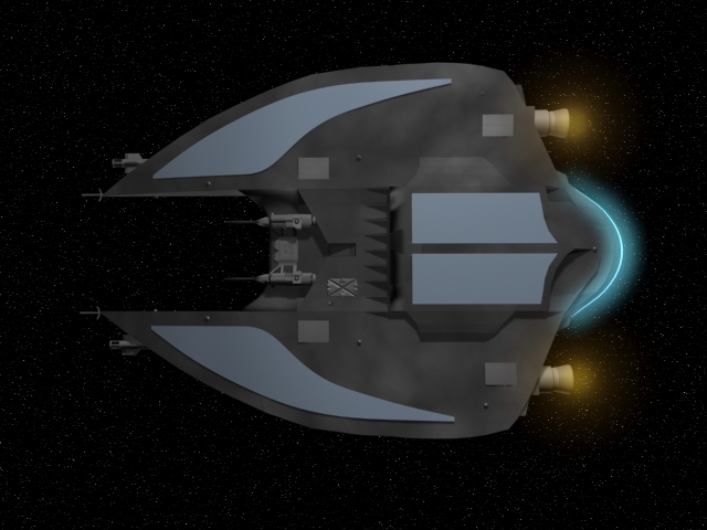 3d model c-wing starfighter