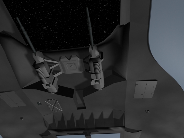 3d model c-wing starfighter