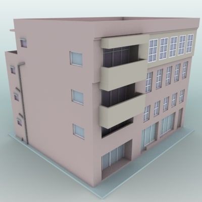 3d building model