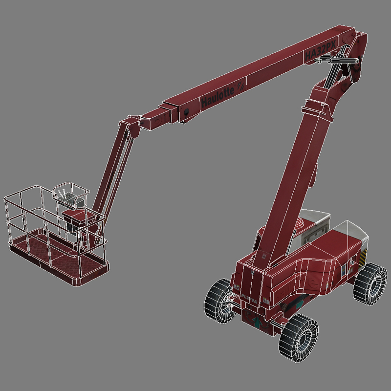 3d cherry picker model