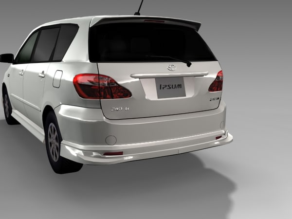 toyota ipsum 3d max