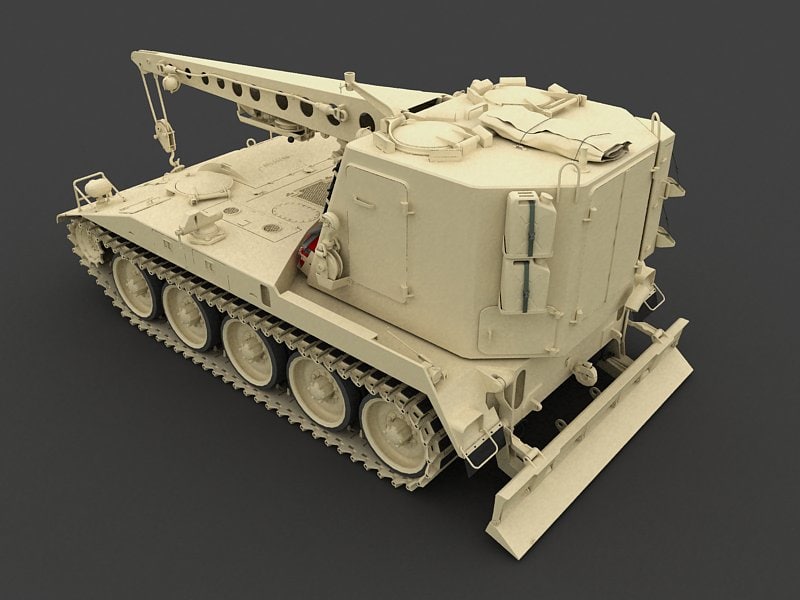 3d model m578 light armored recovery