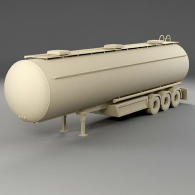 3d model semi truck