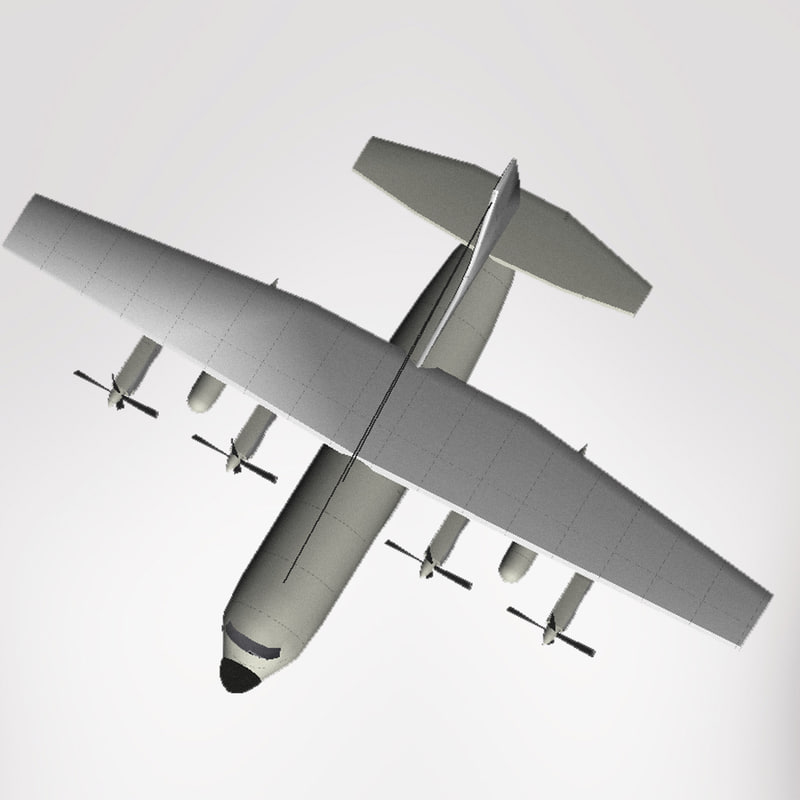 transport lockheed c-130 hercules 3d model