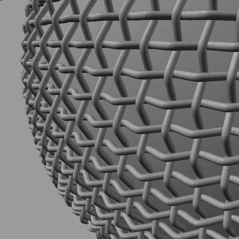 3d microphone mesh model
