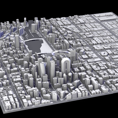 3ds max city rammed earth