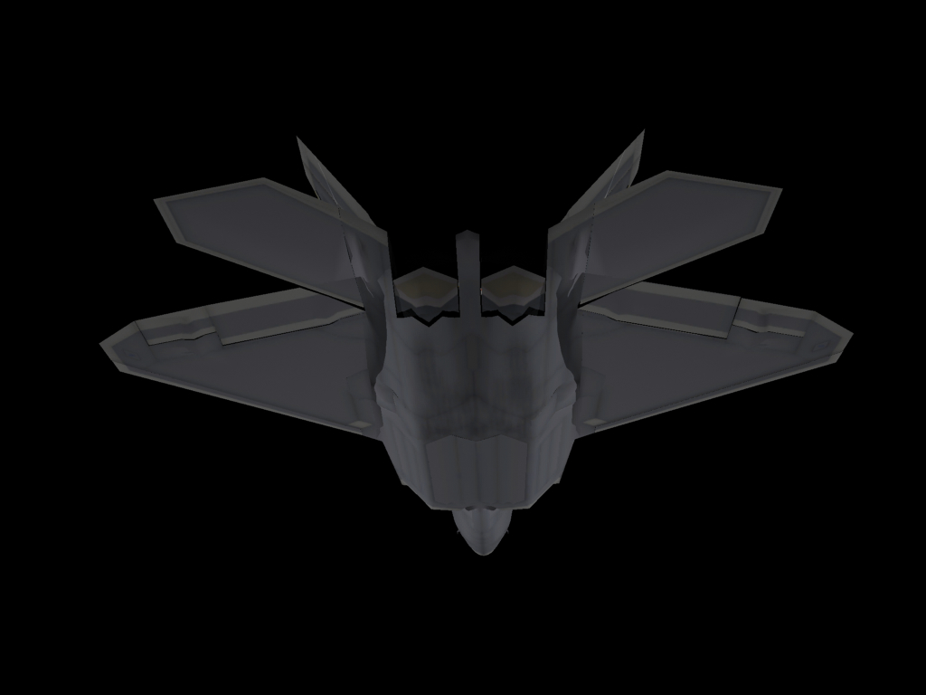 f-22 polygons fighter 3ds