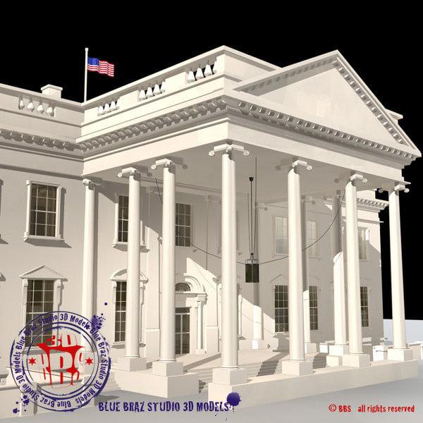 3d model white house