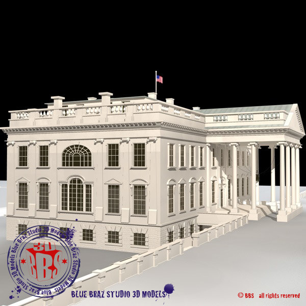 3d model white house