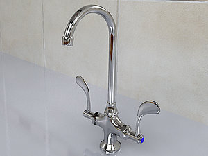 3d realistic brasstech dolphin 2300 model