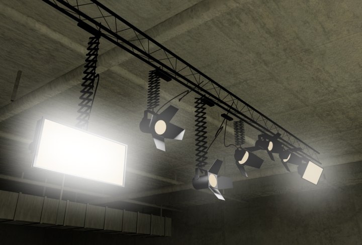 3d studio set lights model