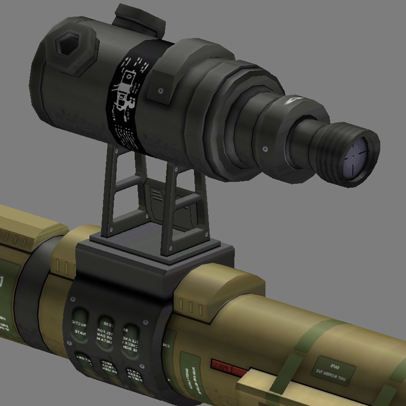 tank-buster rocket 3d model