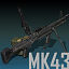 3d mk-43 mod 0 machine gun model