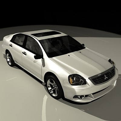 Mitsubishi Galant 3D Models for Download | TurboSquid