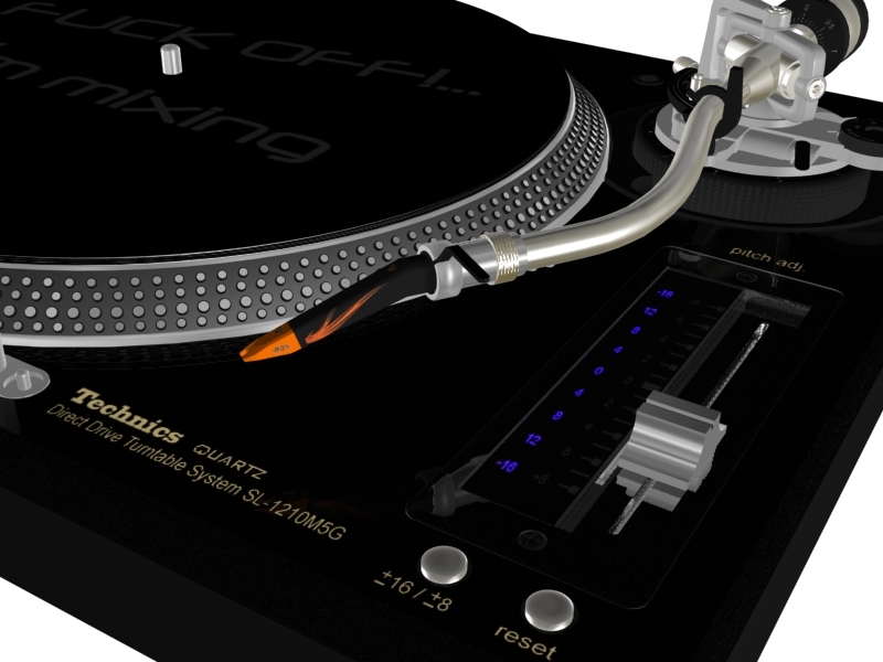 sl 1210 m5g technics 3d max